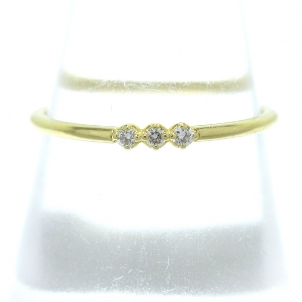 Yahoo!オークション - アーカー AHKAH リング 11.5 号 - K18YG×ダイヤ...