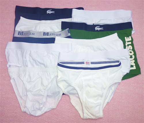 Yahoo!オークション - ブリーフ11枚 BVD YG LACOSTEなど