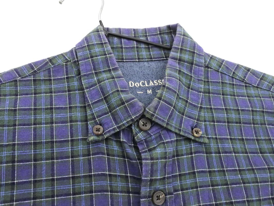 Yahoo!オークション - DoCLASSE ドゥクラッセ チェック シャツ sizeM/...