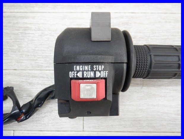 Yahoo!オークション - C389 GPZ400 ZX400A 右スイッチ アクセルスロッ...