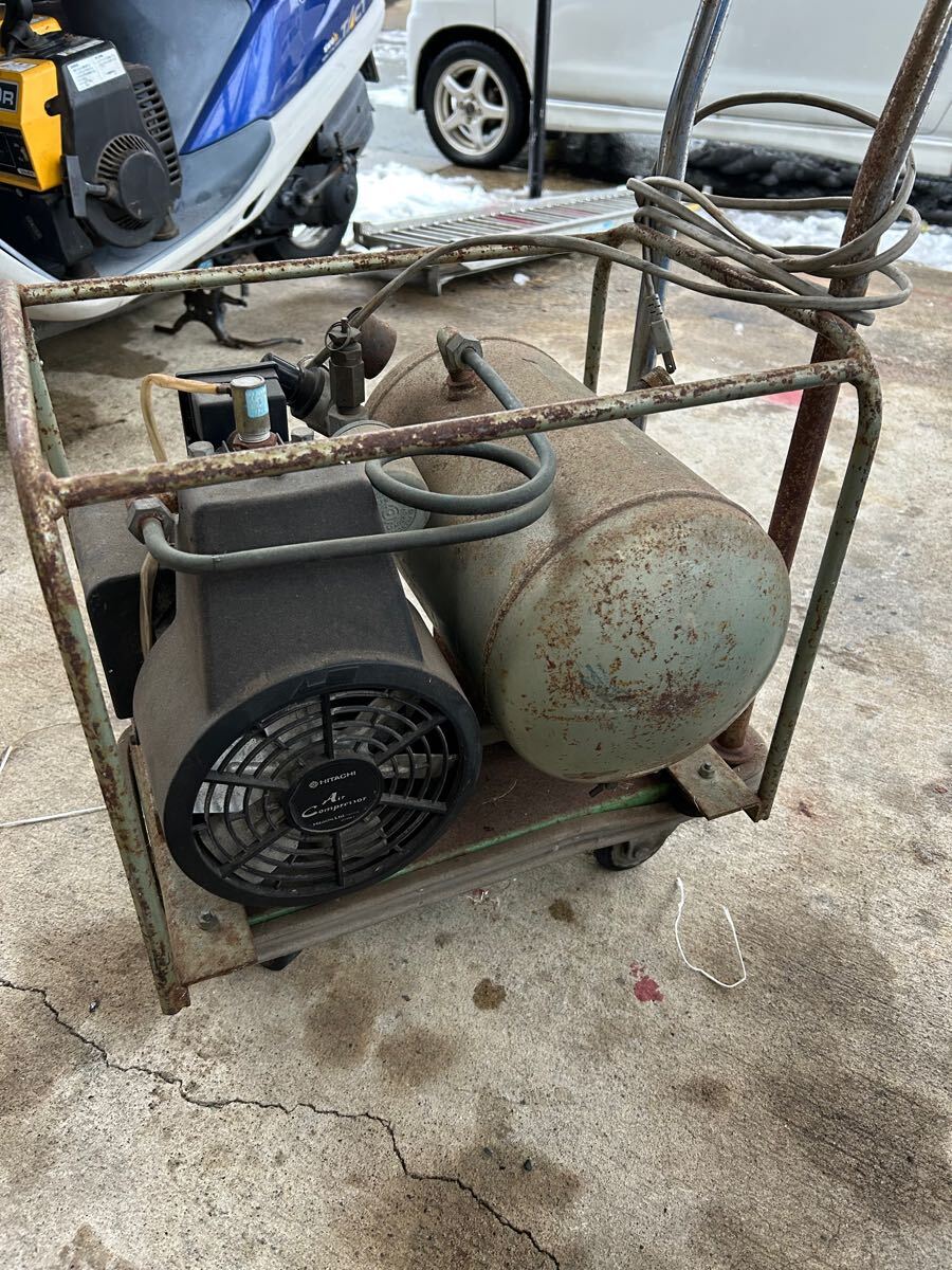 Yahoo!オークション - コンプレッサー ベビコン タンク容量12L 100V 動...