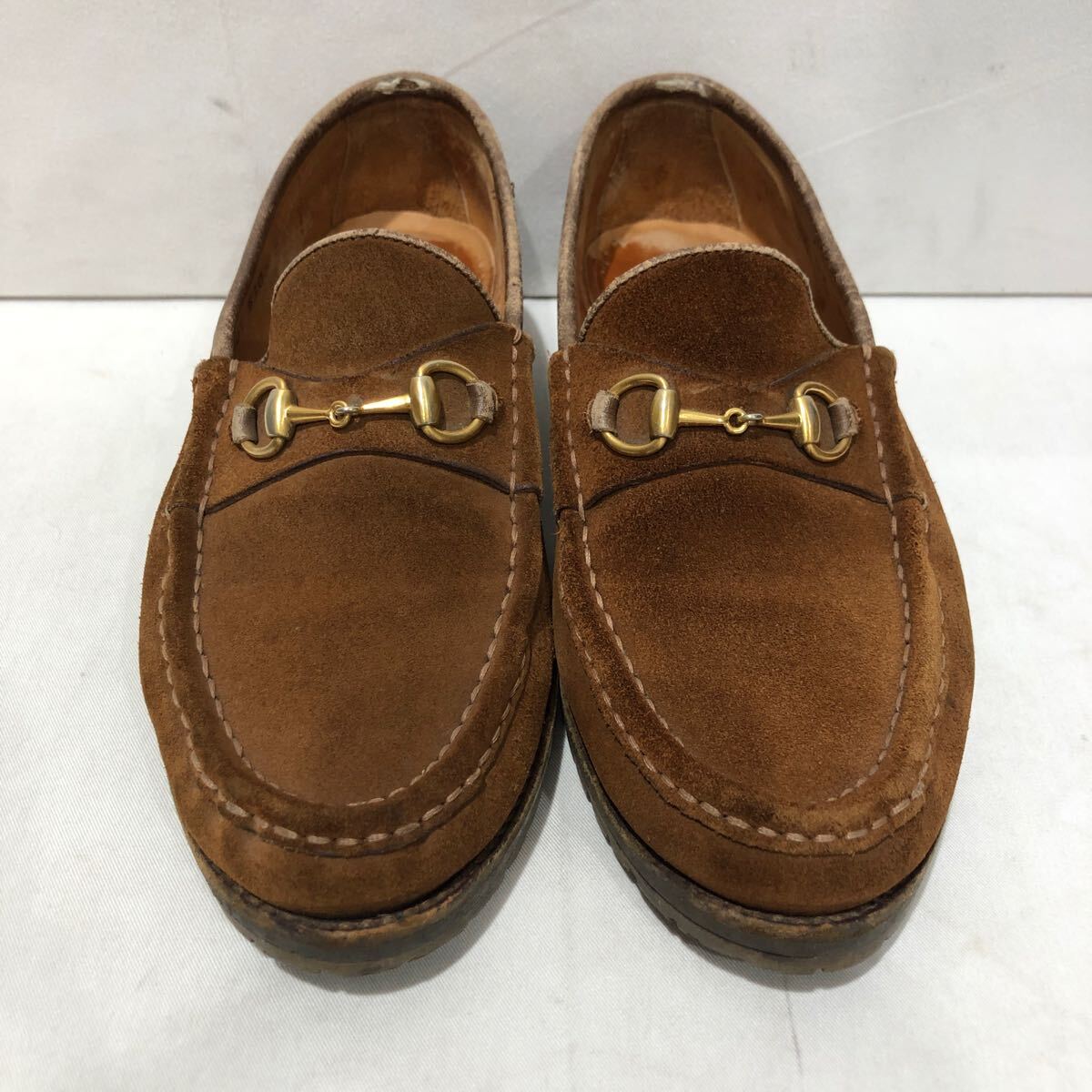 Yahoo!オークション - 【GUCCI】グッチ ホースビット ローファー 10161...