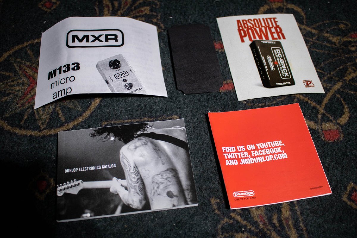 Yahoo!オークション - MXR M133 Micro Amp Mod Click-Less True-Bypass...