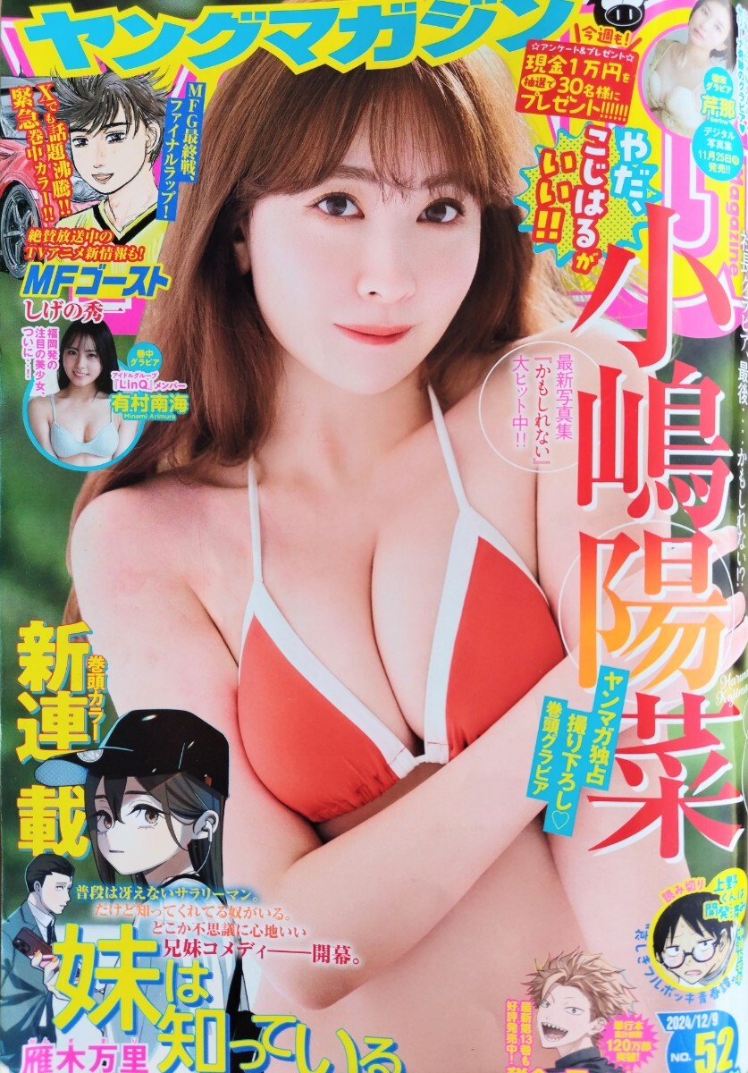 Yahoo!オークション - 週刊ヤングマガジン 2022 NO.52 小嶋陽菜/有村南...