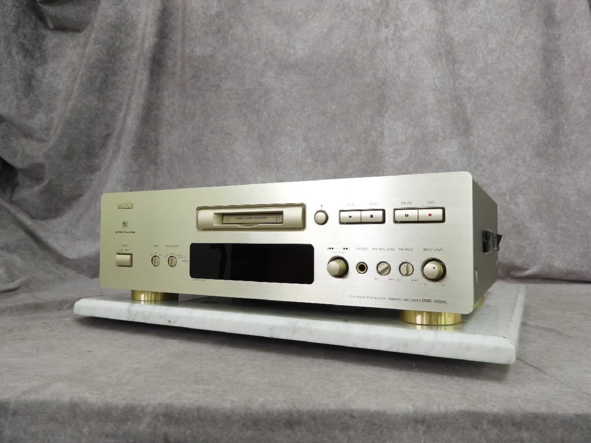 Yahoo!オークション - DENON デノン DMD-1800AL MDデッキ ジャンク
