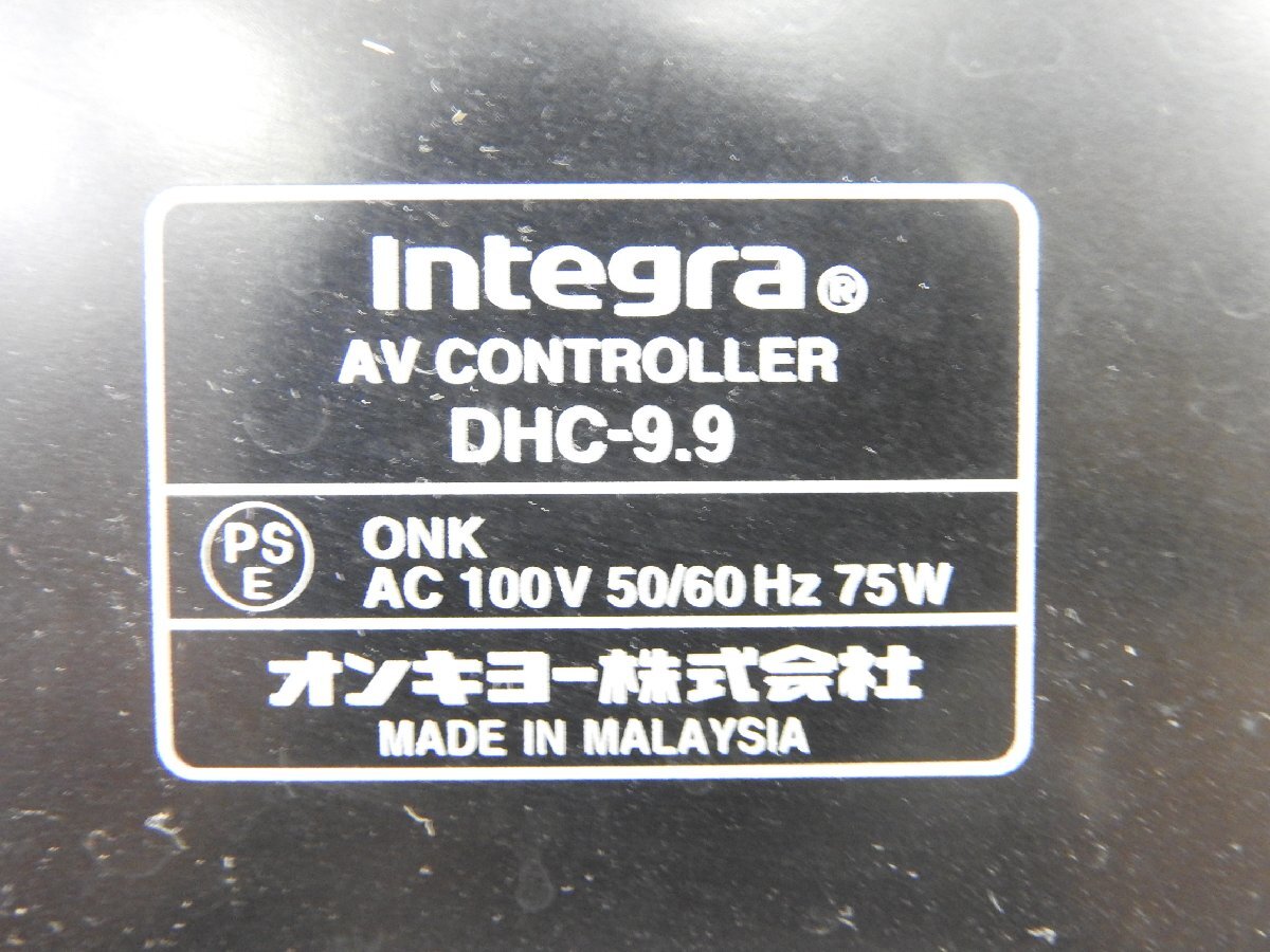 Yahoo!オークション - ONKYO オンキョー Integra DHC-9.9 AVコントロ...