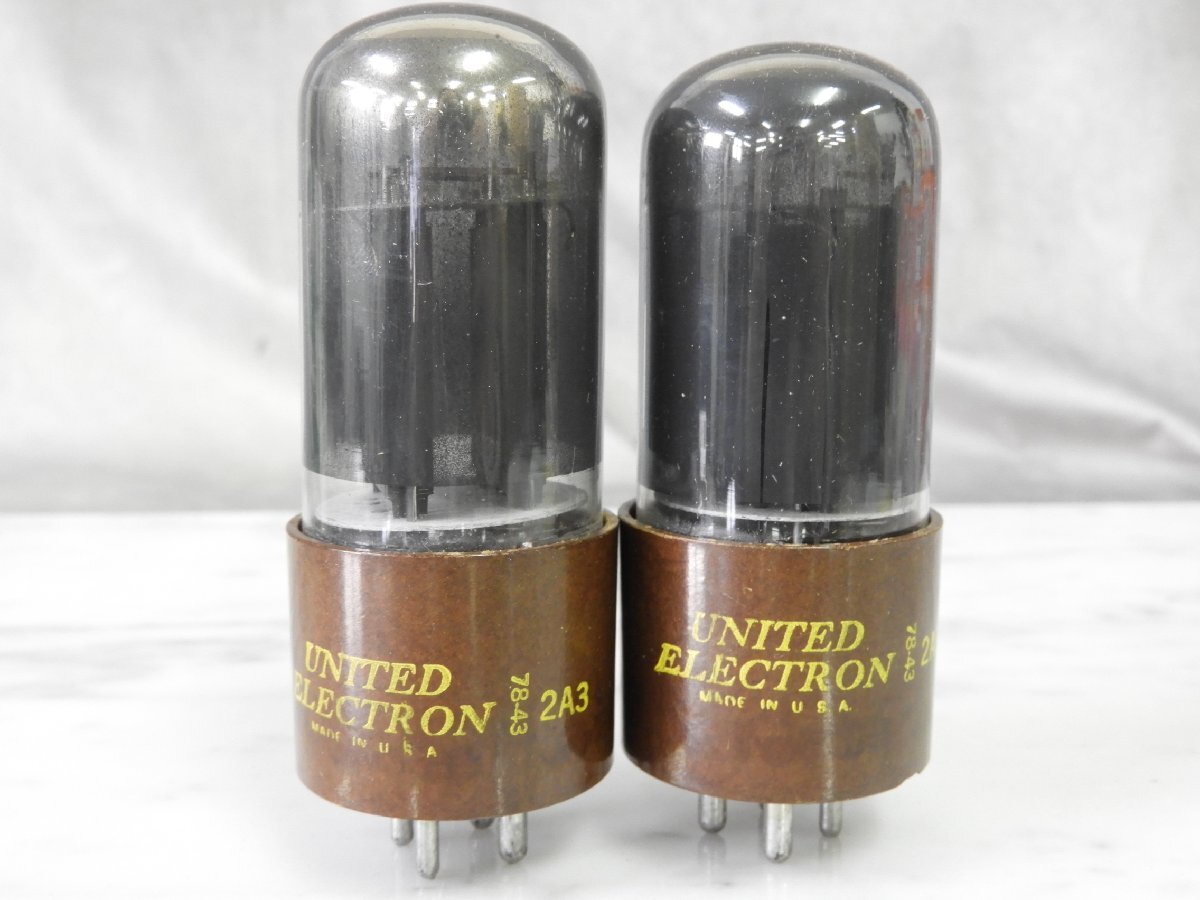 Yahoo!オークション - UNITED Electron 2A3 真空管2本 現状品