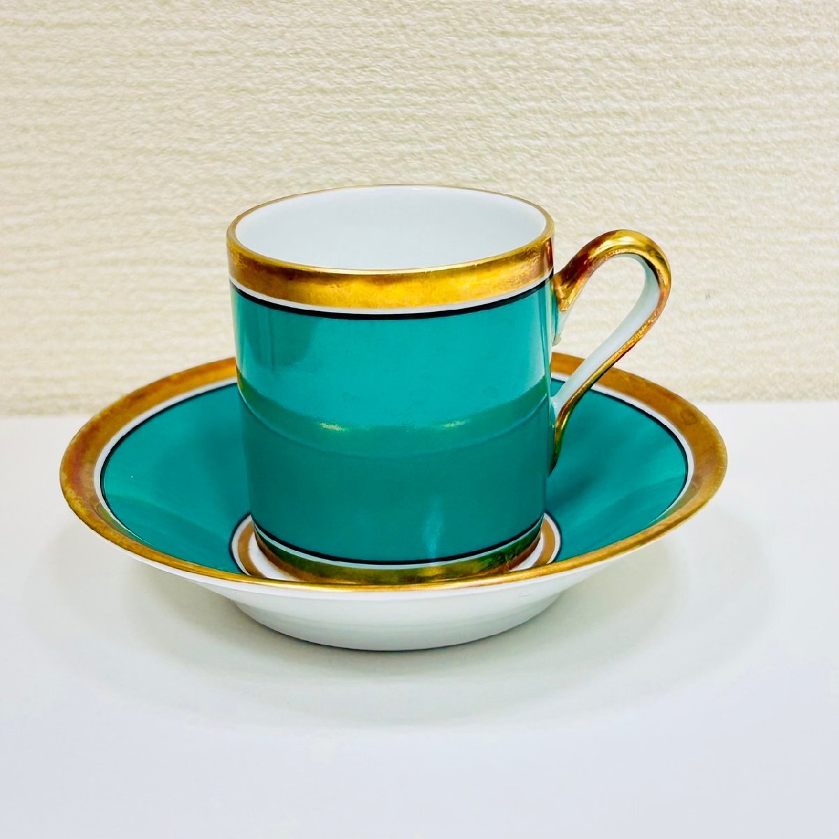 SYC-3057 1円 Richard Ginori リチャード ジノリ インペログリーン デミタスカップ＆ソーサー 1客 ブランド 食器 陶器 コーヒー(リチャードジノリ)｜売買された ...