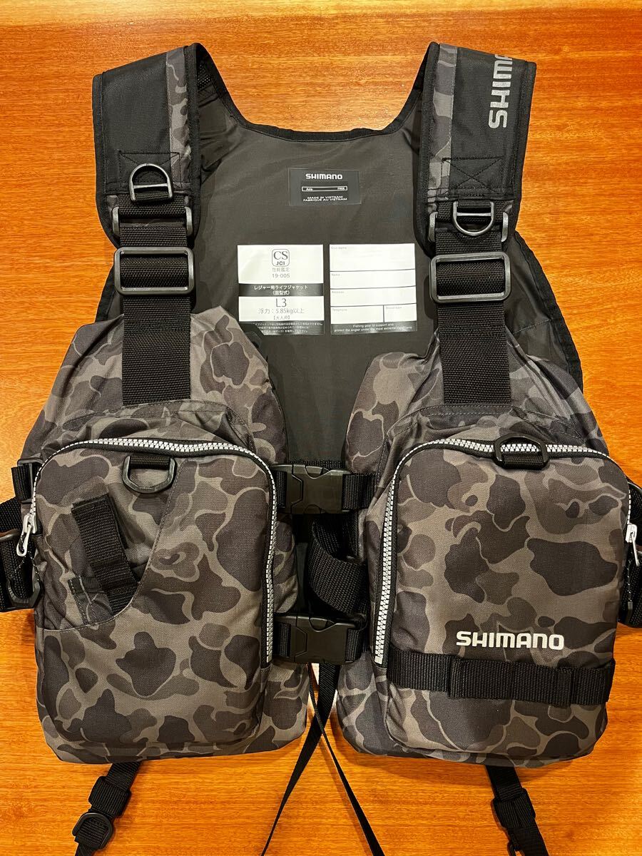 Yahoo!オークション - 【美品】シマノ(SHIMANO) VF-068T ゲームベスト...