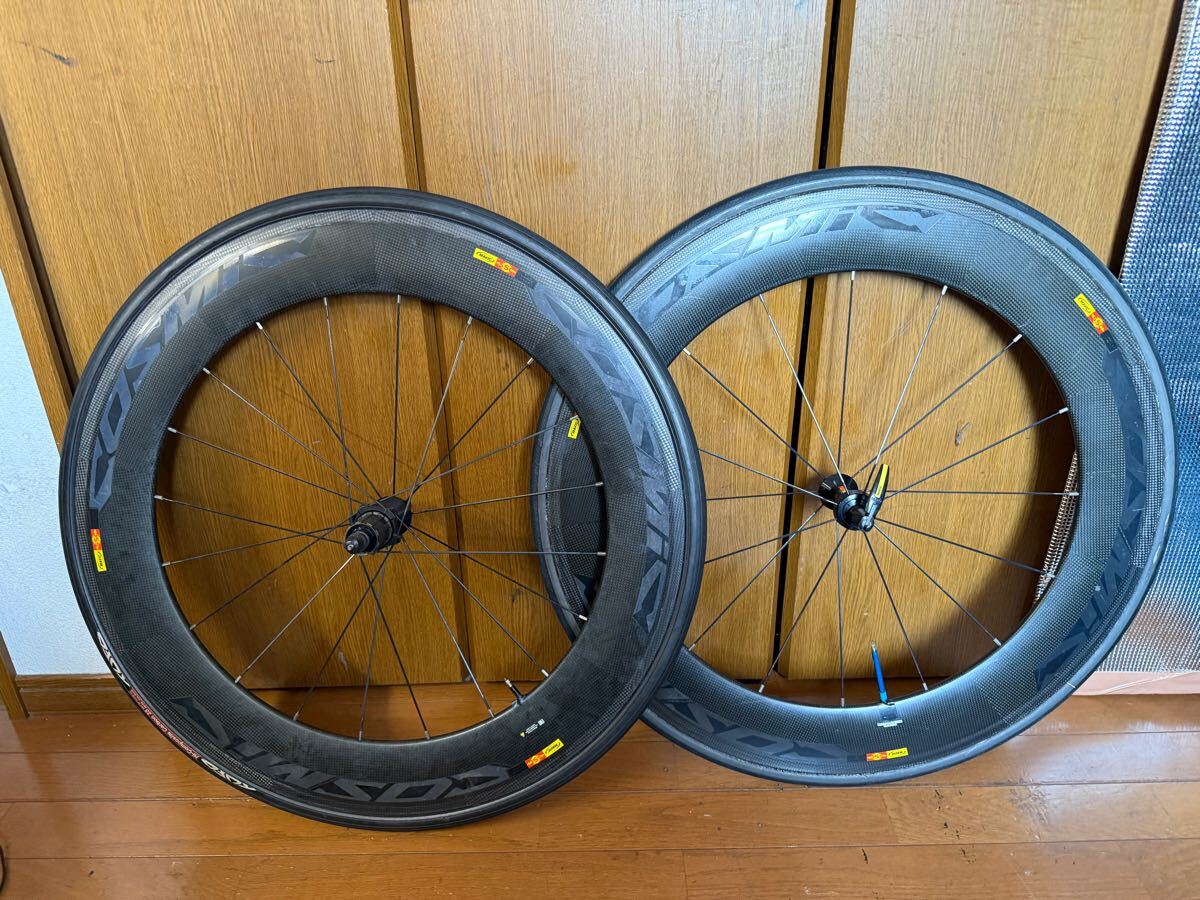 MAVIC COSMIC CARBON SSC 80mm クリンチャー 前後セット 700c ホイール(27インチ、700C)｜売買されたオークション情報、yahooの商品情報をアーカイブ公開 ...