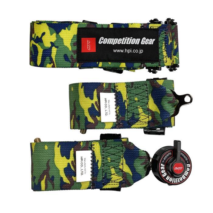Yahoo!オークション - HPI レーシングハーネス 4点式 FIA公認 カモフラ...
