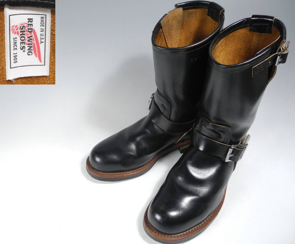 Yahoo!オークション - 超レア廃盤 レッドウィング9268エンジニアブーツ...