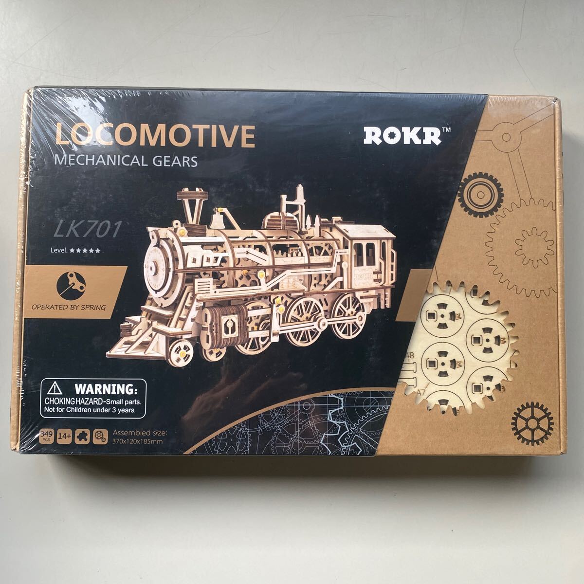 Yahoo!オークション - ROKR LOCOMOTIVE 3D木製パズル 動く機関車