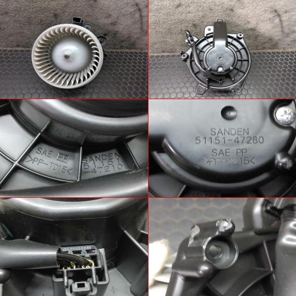 Yahoo!オークション - アルト ラパン HE22S AC エアコン ブロアモータ...