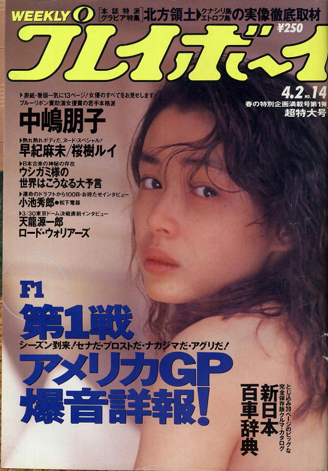 Yahoo!オークション - 【WPB プレーボーイ】H3 NO.14 中嶋朋子 早紀麻...