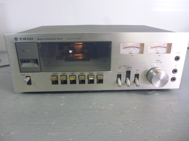 Yahoo!オークション - 891117 TRIO トリオ KX-3000 ステレオカセットデ...