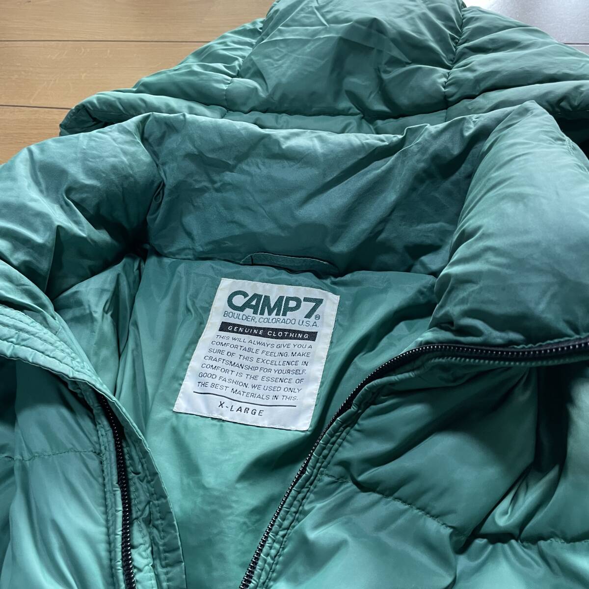 Yahoo!オークション - M-4 CAMP7（ライトオン） サイズ XL フード ダウ...