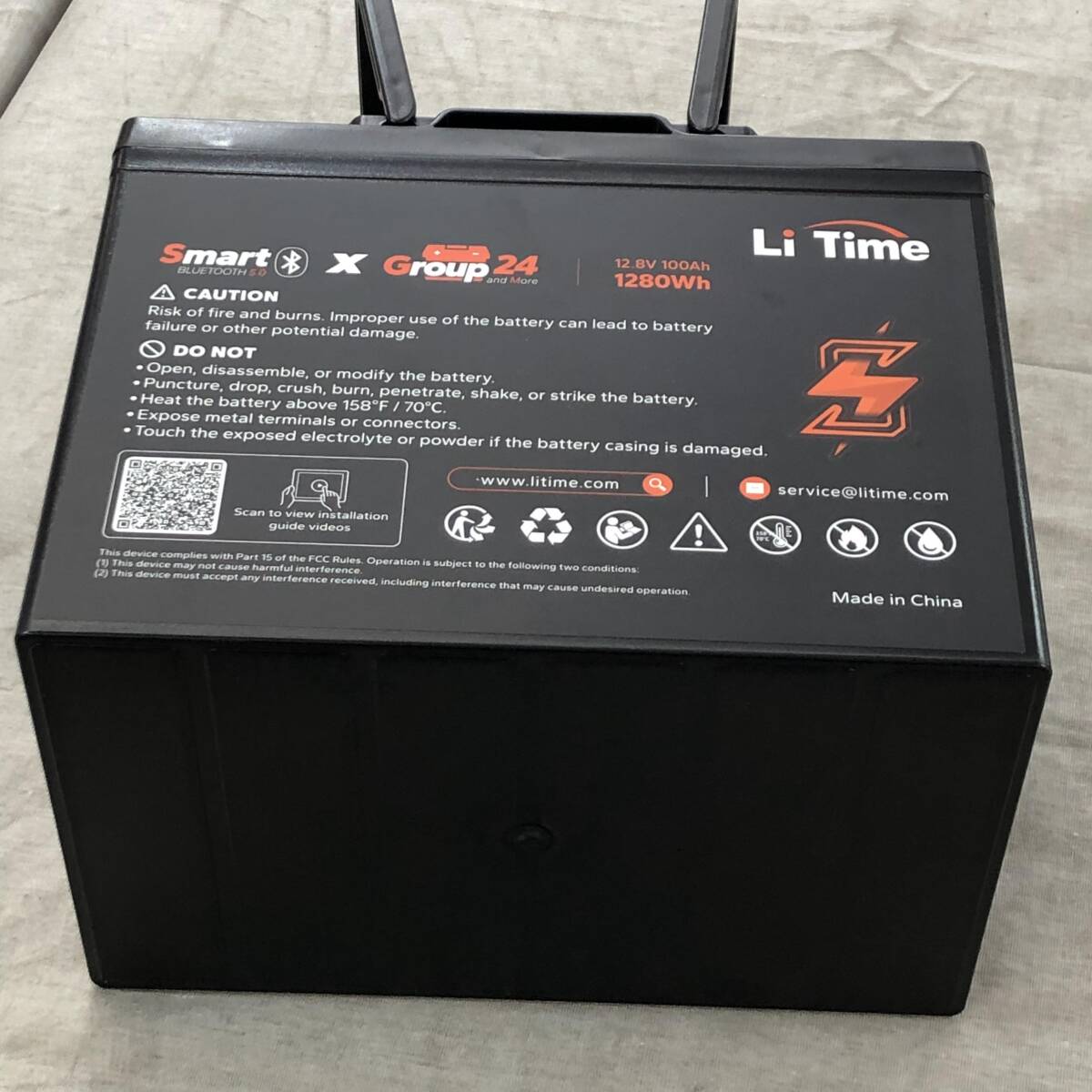 Yahoo!オークション - 未使用 LiTime 12V 100Ah リン酸鉄リチウムイオ...