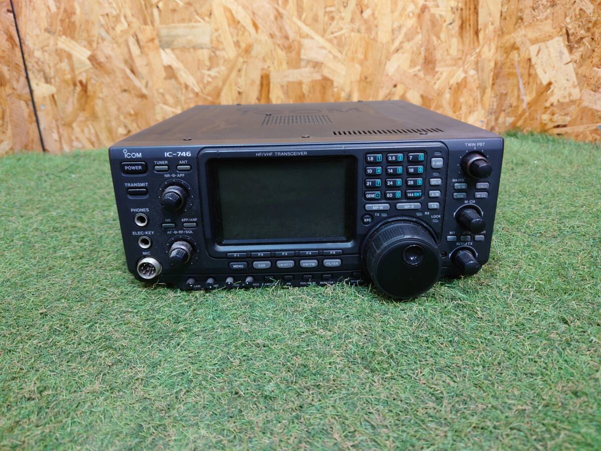 ICOM アイコム IC-746 トランシーバー 無線機 アマチュア 受信機 通電確認 2779(ハンディ)｜売買されたオークション情報、yahooの商品情報をアーカイブ公開 - オークファン ...