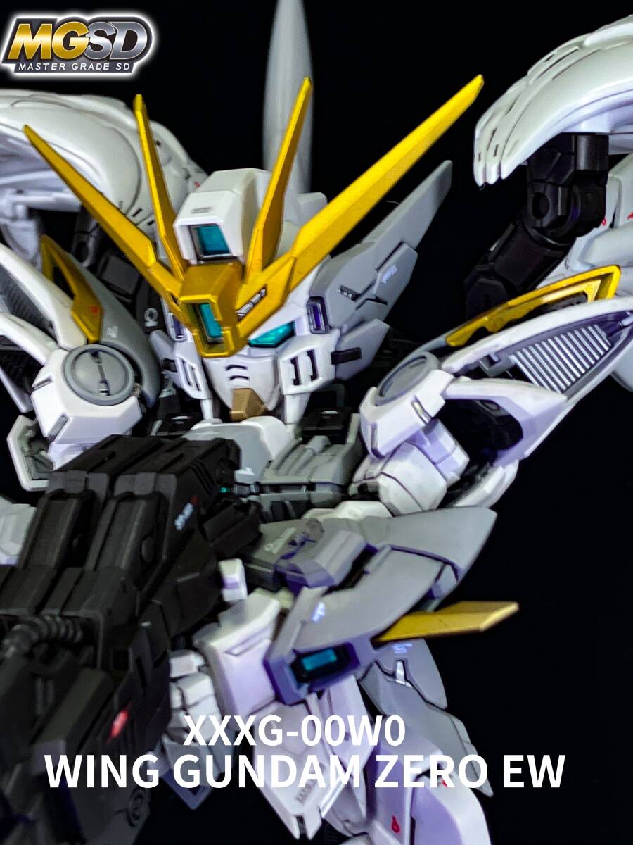 Yahoo!オークション - MGSD スノーホワイト カラー ウイングガンダムゼ...
