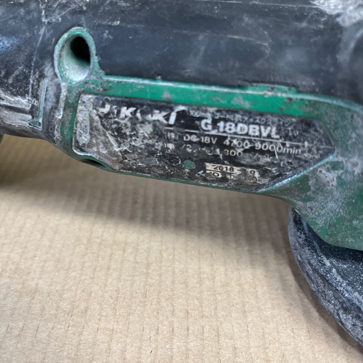 Yahoo!オークション - ハイコーキ 充電式ディスクグラインダ G18DBVL ...