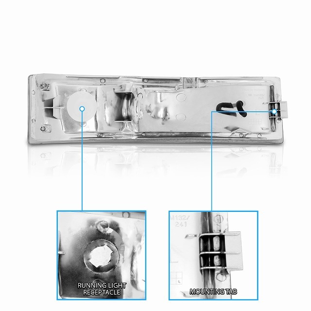 Yahoo!オークション - 【国内在庫/クリスタル/左右セット】95-05y シボ...