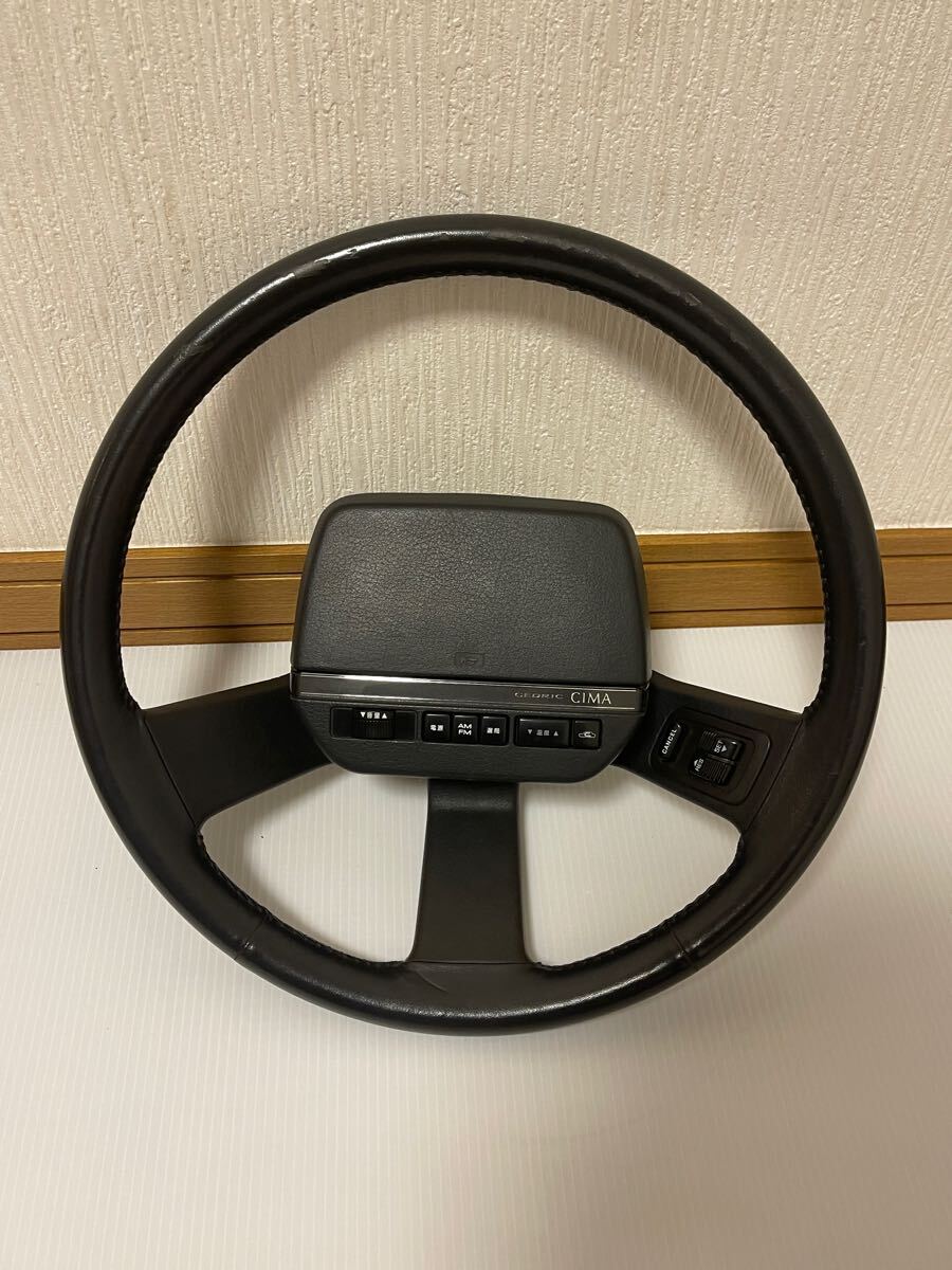 日産 Y31 セドリック シーマ 純正 ステアリング ハンドル NISSAN(ステアリング、ハンドル本体)｜売買されたオークション情報、yahooの商品情報をアーカイブ公開 - オークファン ...