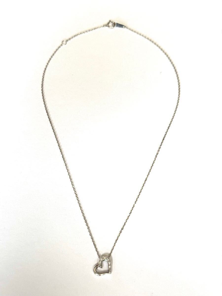 Yahoo!オークション - K9 ネックレス PWG9 刻印 ダイヤ 0.03ct 【010】