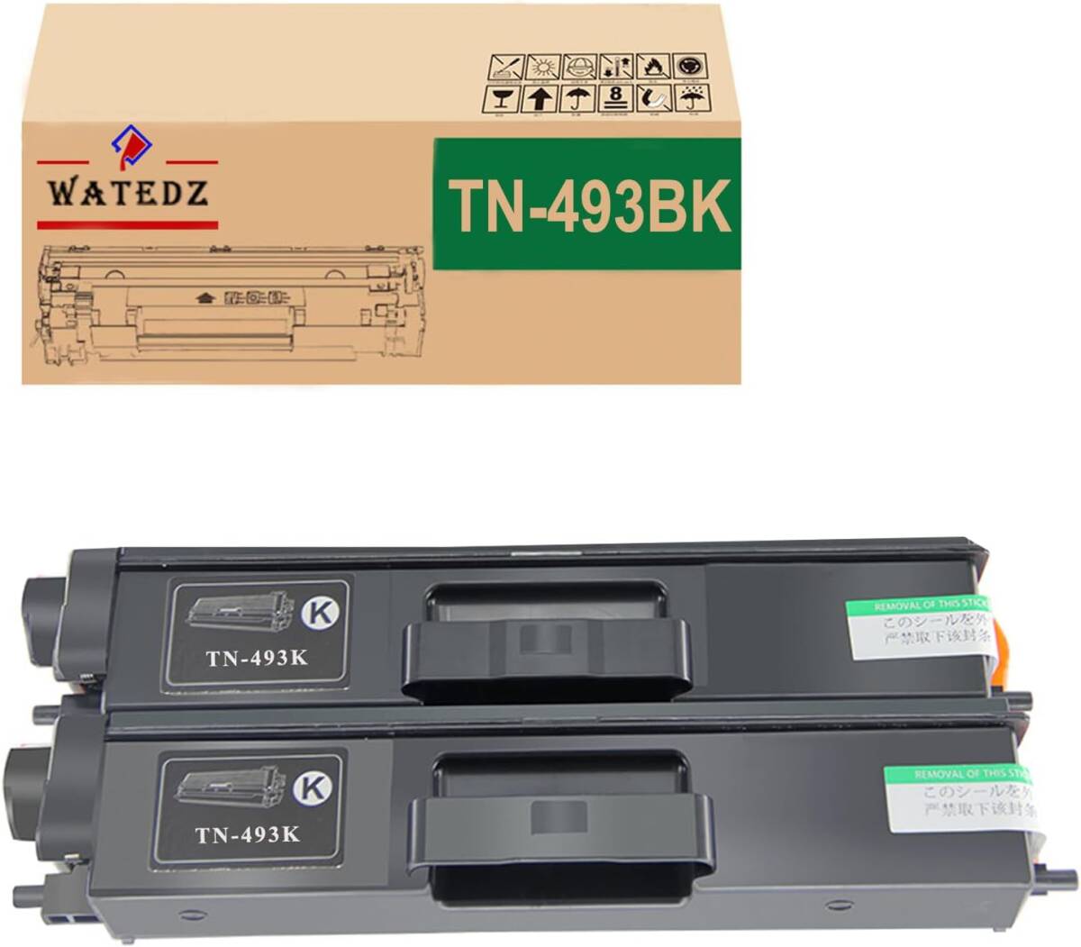 Yahoo!オークション - WATEDZ ブラザー用 TN-493 大容量 互換トナーカ...