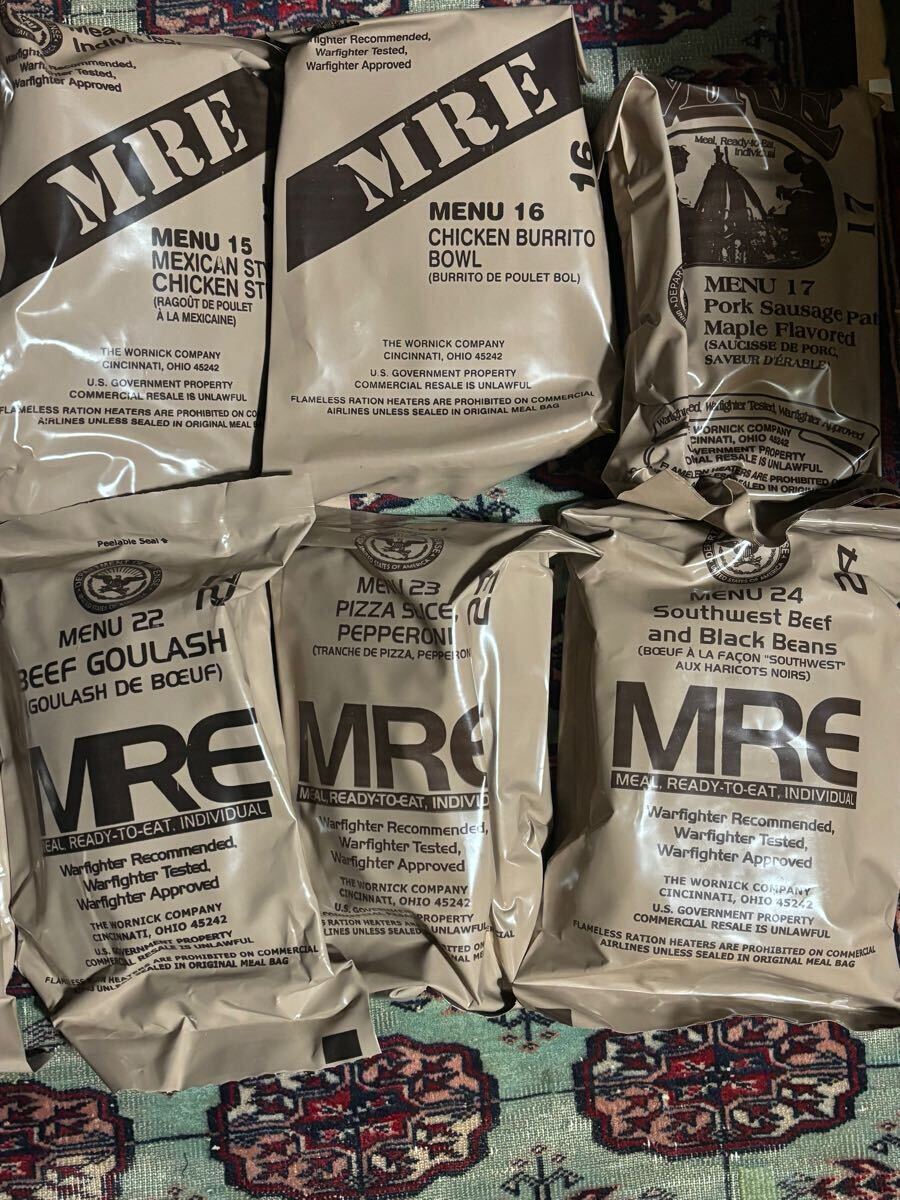 Yahoo!オークション - 米軍 放出品 MRE レーション CASE B 10個 セット...