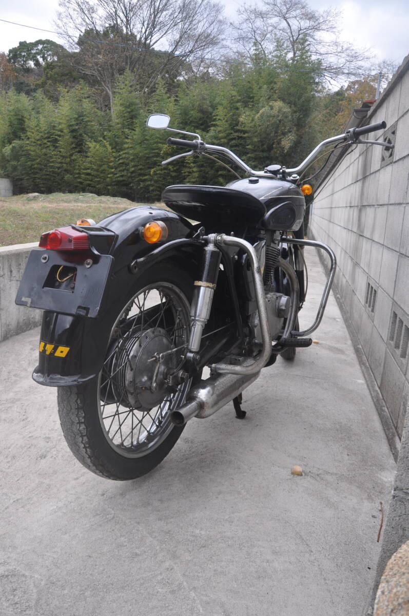 Yahoo!オークション - 即決 旧車 メグロSG250書類付きキック チェン...