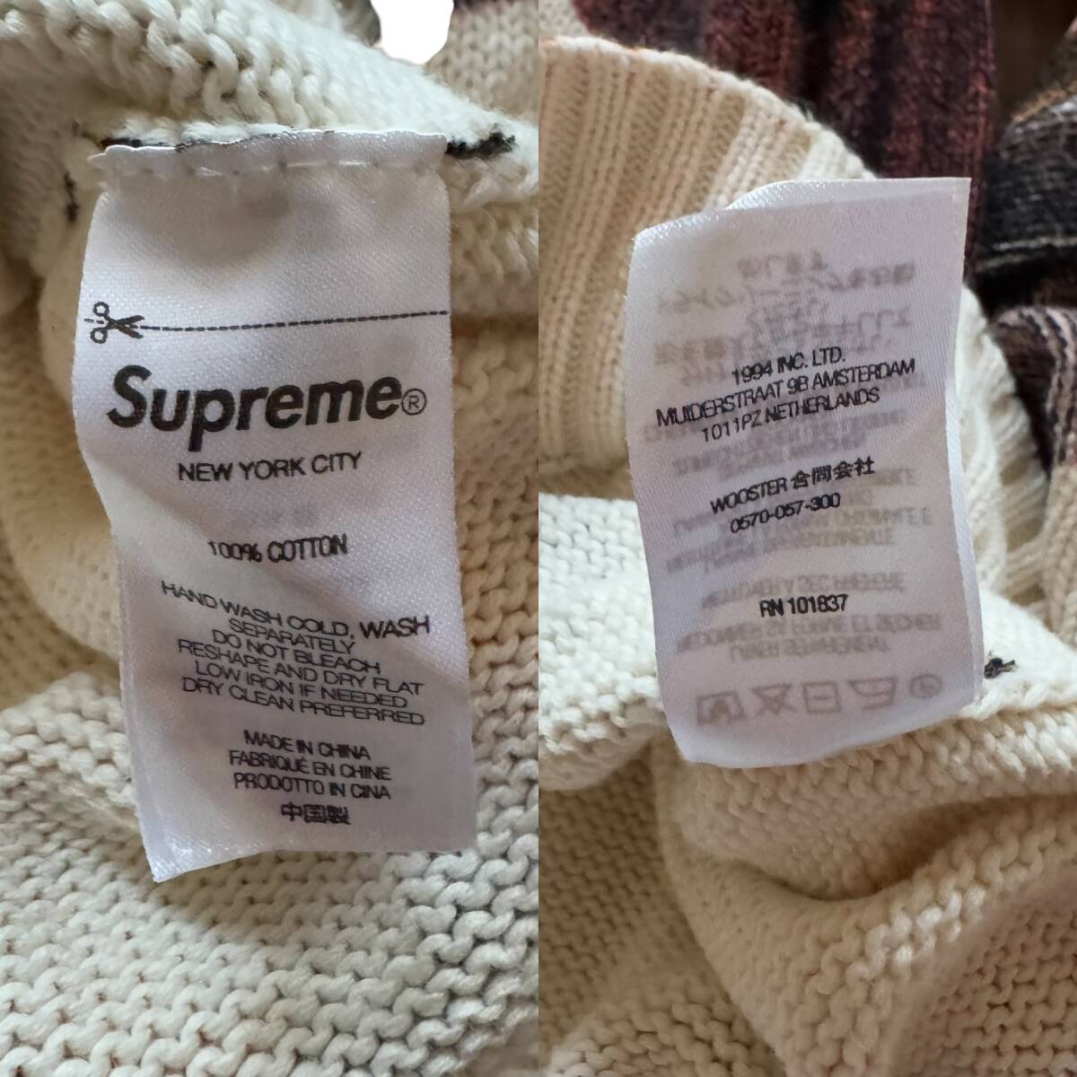 Yahoo!オークション - 22SS Supreme Nate Lowman Sweater ネイトローマ...