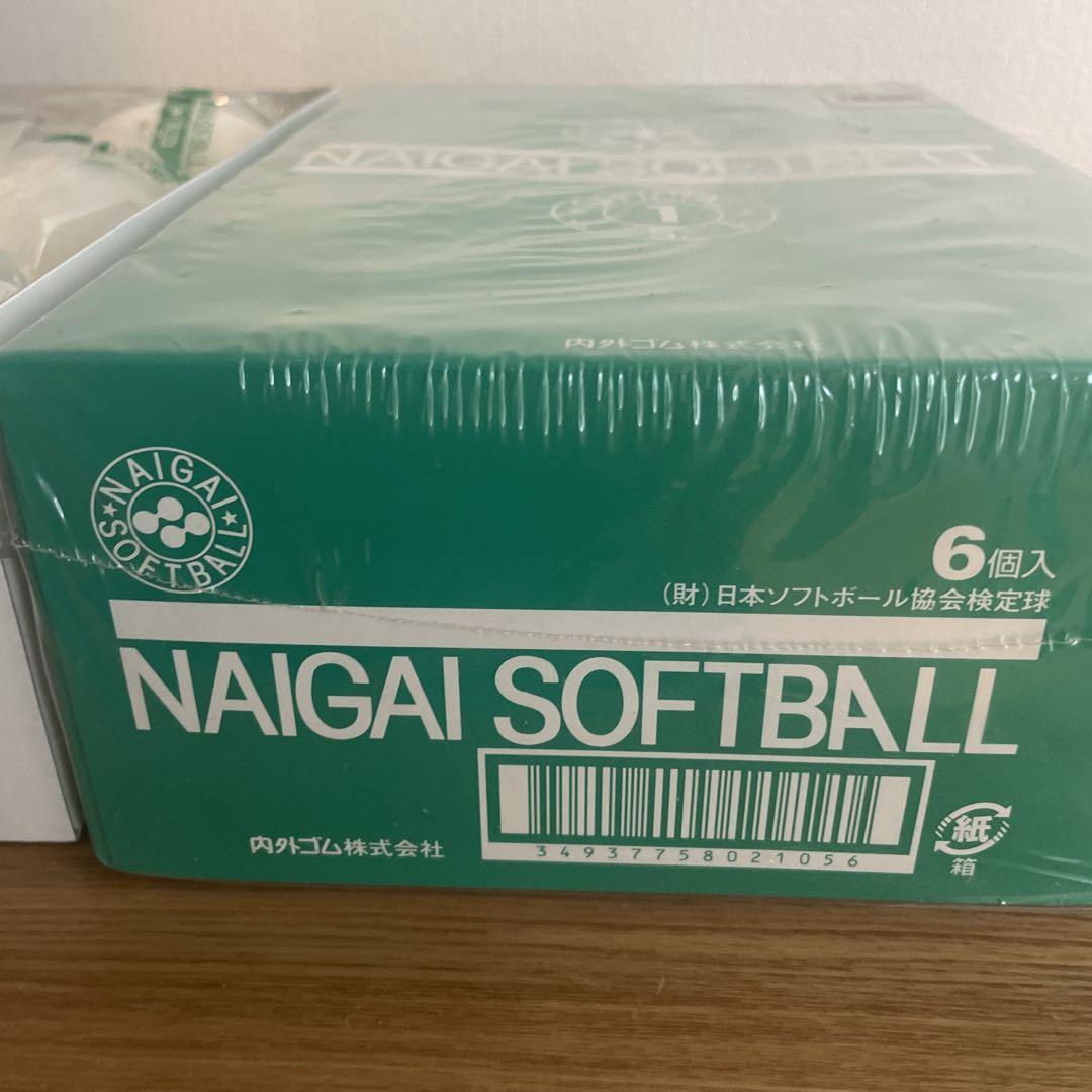 Yahoo!オークション - 12球 ソフトボール 1号 検定球 内外ゴム NAIGAI