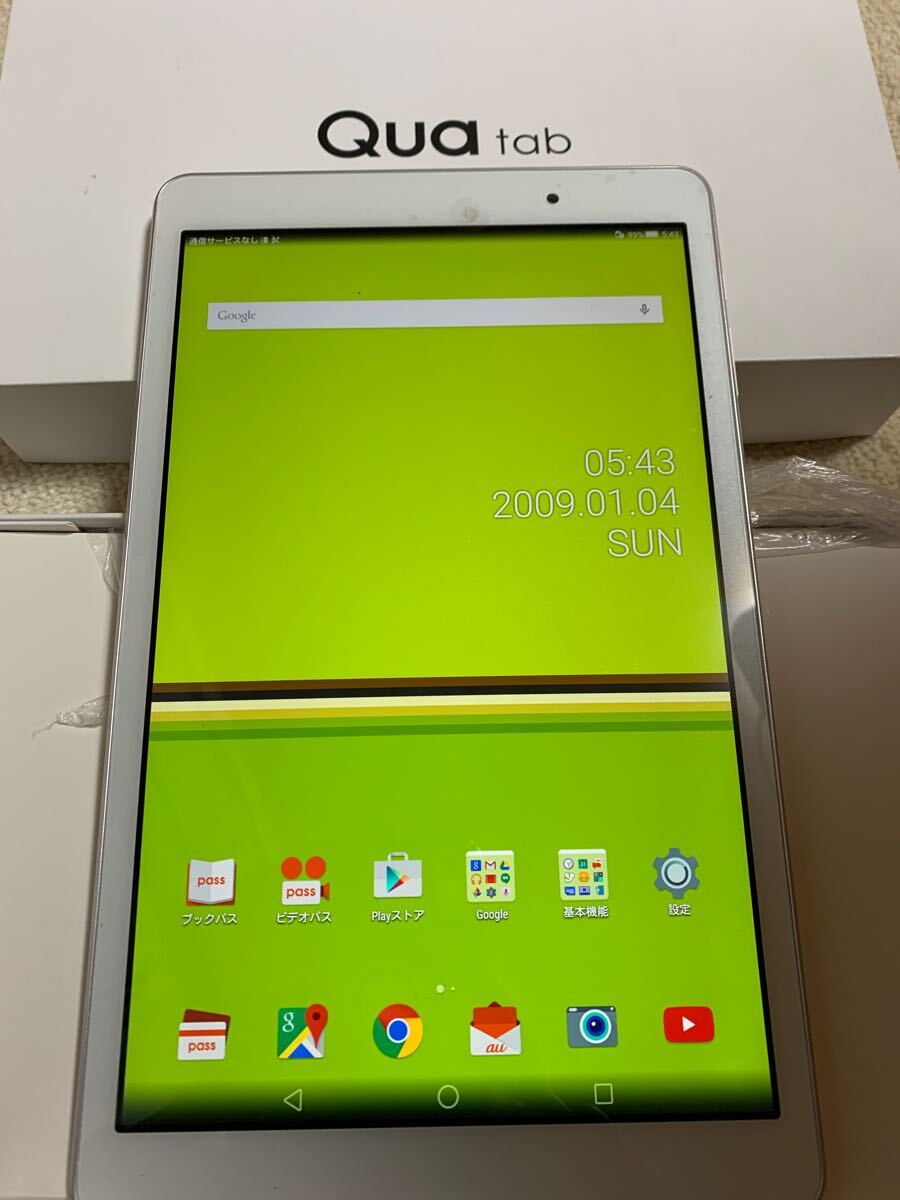 HUAWEI Qua tab 02 HWT31SWA パウダーホワイト au Android タブレット HWT31 利用制限 本体(本体)｜売買されたオークション情報、yahooの商品情報を ...