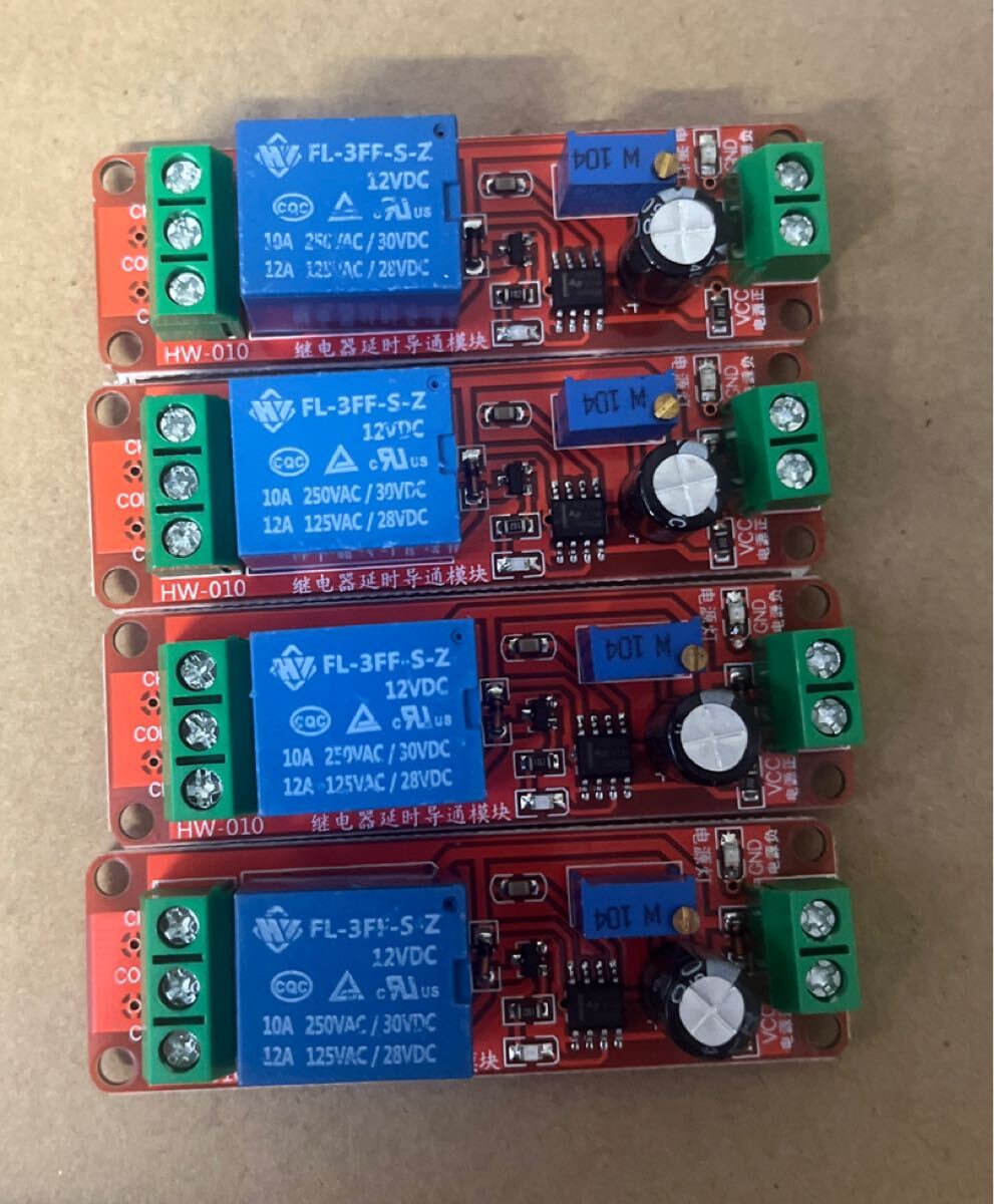 Yahoo!オークション - 遅延タイマーモジュール HW-010 DC12Vリレー 4...