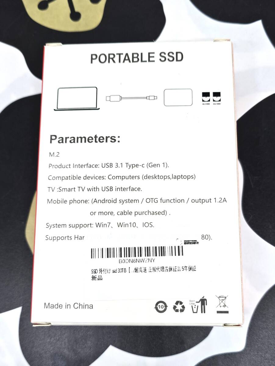 Yahoo!オークション - 【新品・未開封】外付けSSD SSD 外付け30TB Type...