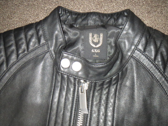 Yahoo!オークション - GXG ジーエックスジー 本革ラムレザー シングル...