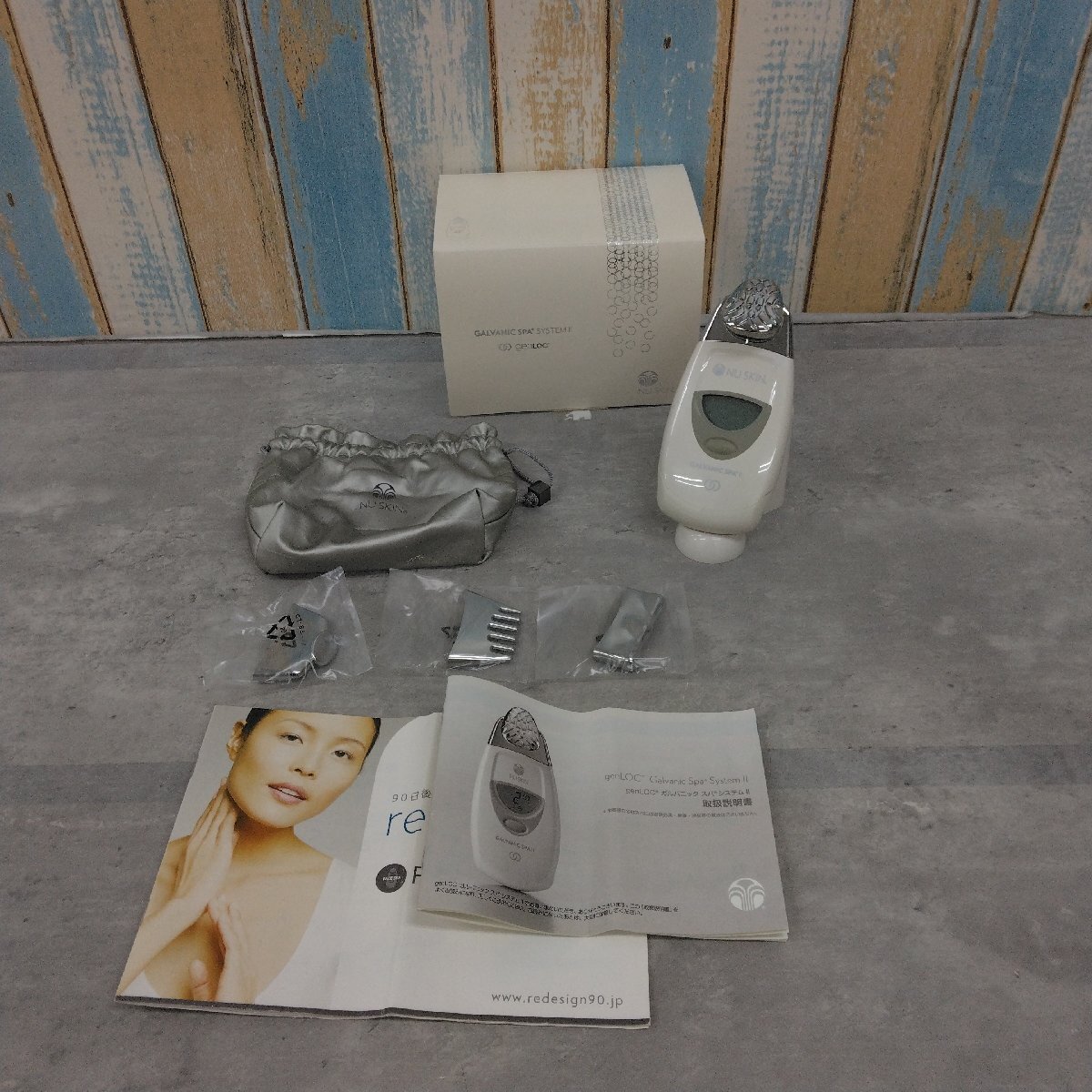 NU SKIN ニュー スキン gen LOC ガルバニック スパシステム Ⅱ genLOC Galvanic System Ⅱ 説明書付き 電池は付いていません ユーズド(フェイスケア ...