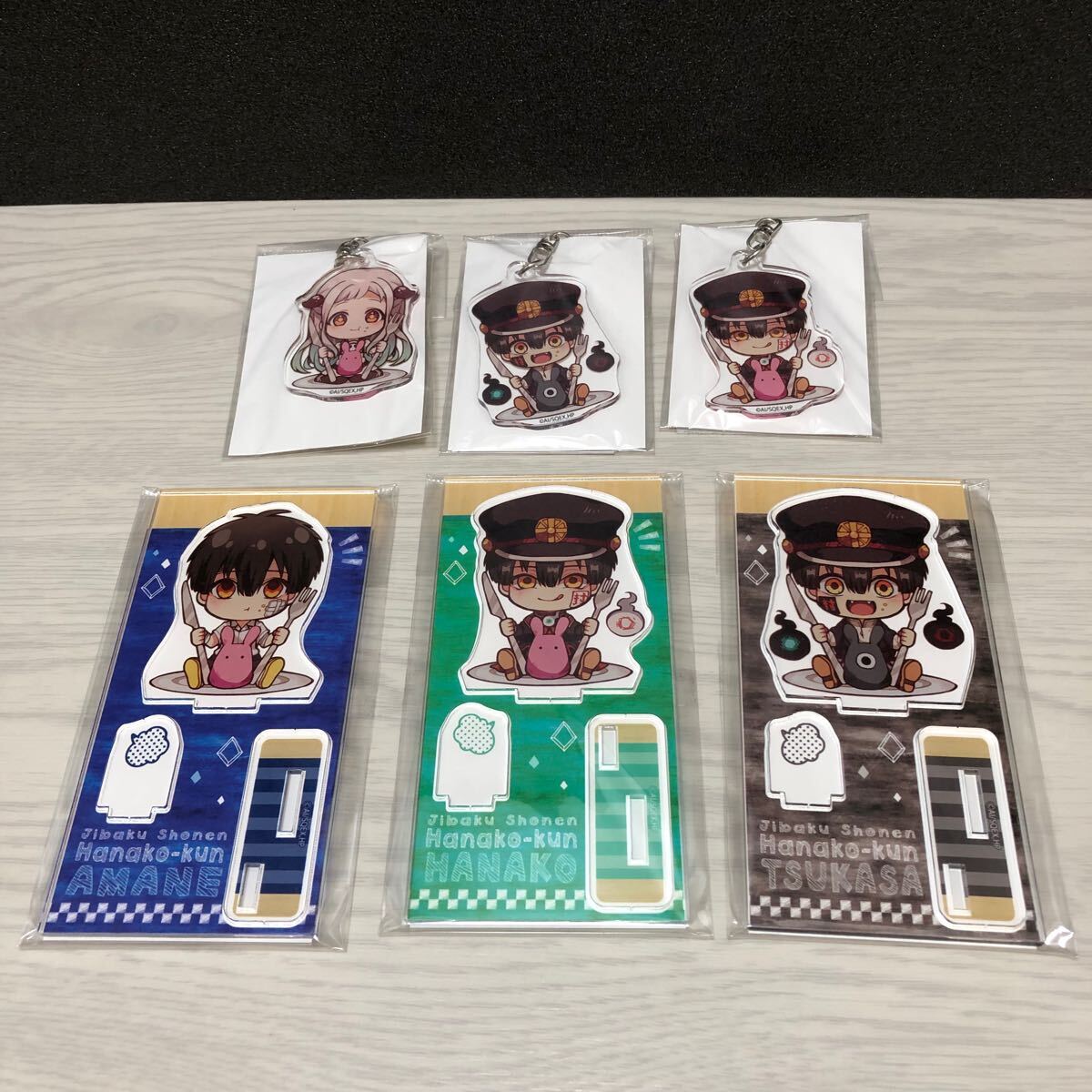 m612-0826-15 ごちきゃら アクリルフィギュア アクリルキーホルダー 地縛少年花子くん まとめ売り つかさ 花子くん マント あまね(その他)｜売買されたオークション情報、yahoo ...