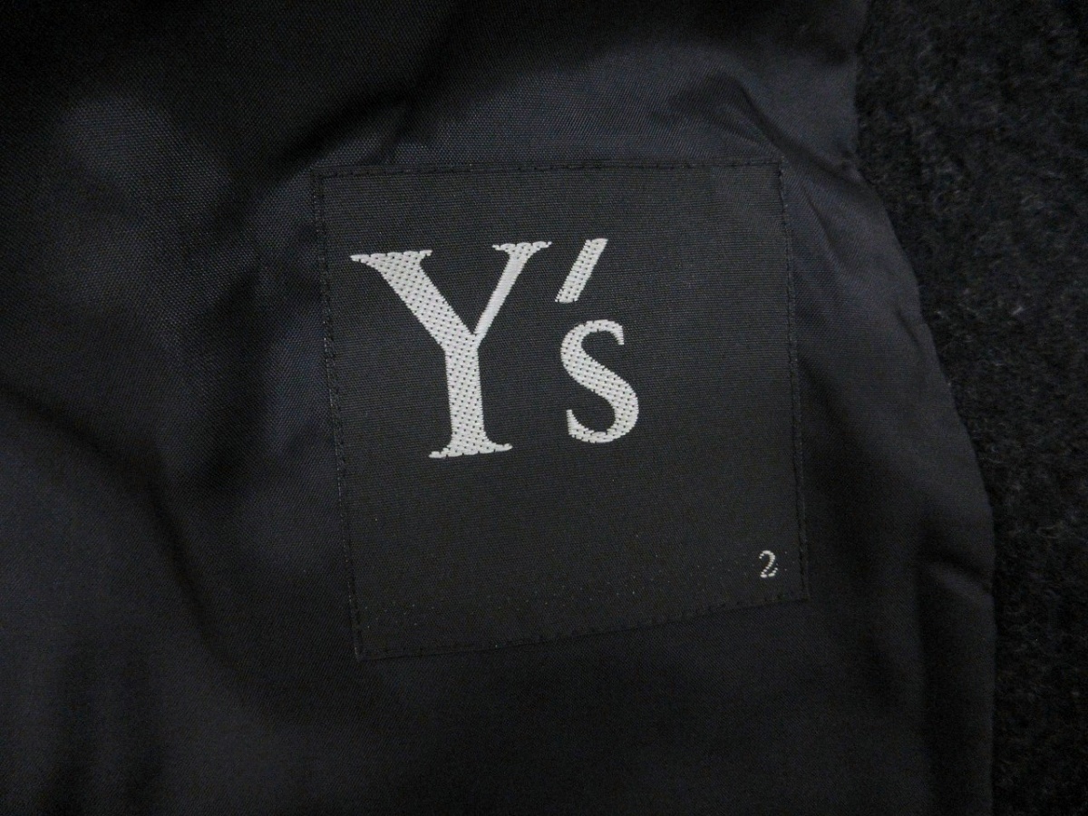 Yahoo!オークション - Y's ワイズ ウールコート 大衣 Coat 2 YU-Y16-14...