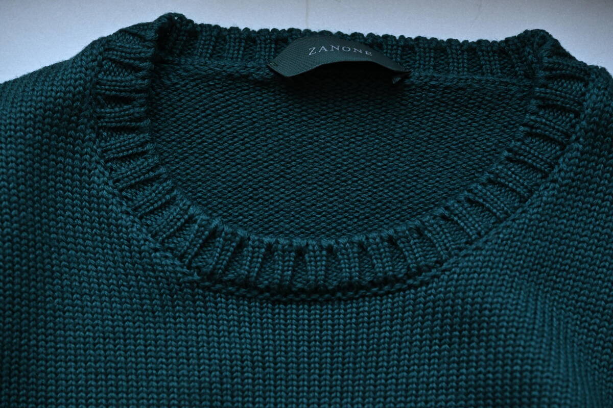Yahoo!オークション - ZANONE ザノーネ 5ゲージウールソリッドクルーネ...