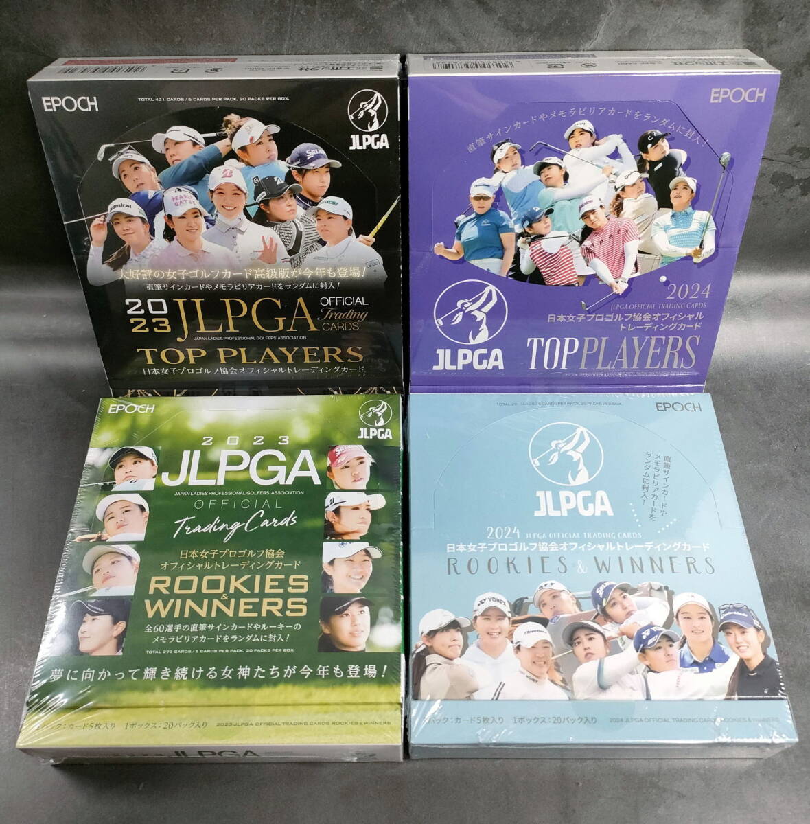 Yahoo!オークション - EPOCH JLPGA 2023 + 2024 - 未開封 4ボックス セ...