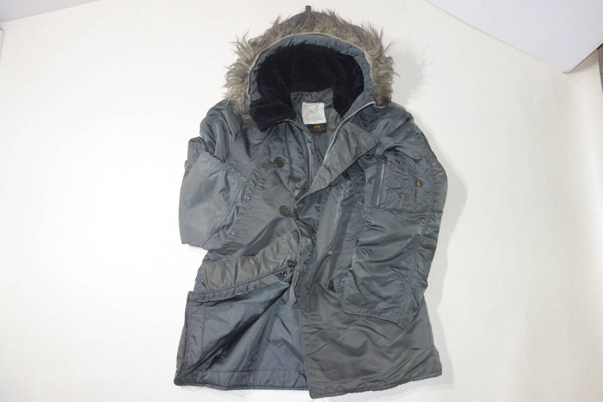 Yahoo!オークション - ALPHA アルファ N-3B フライトジャケット 米国製...