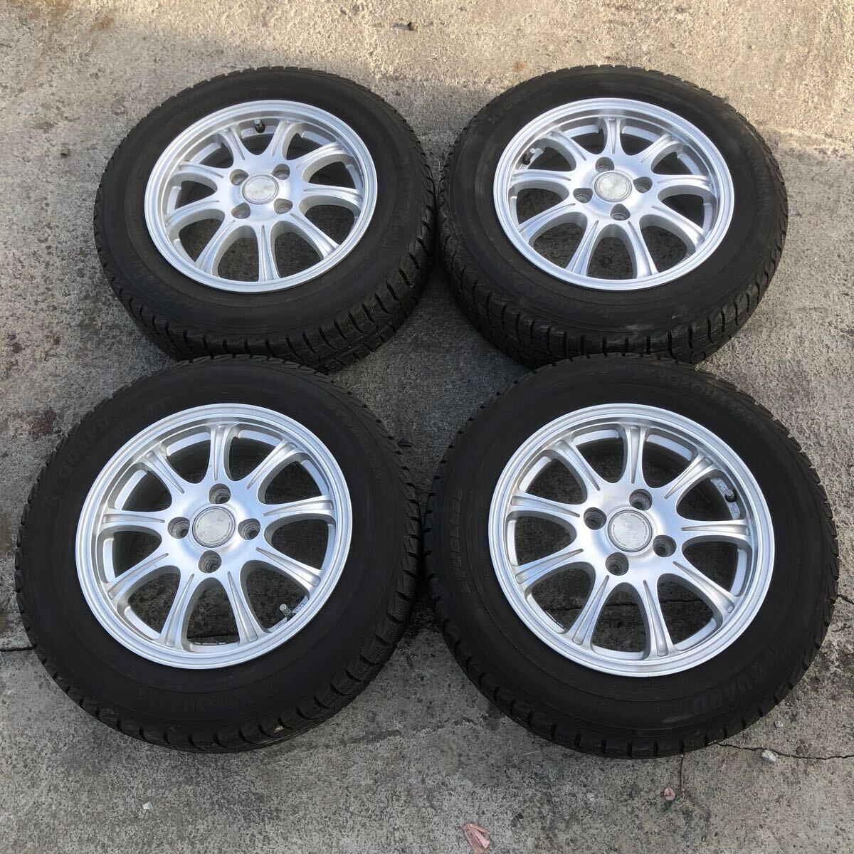 Yahoo!オークション - 175/65R14 タイヤ 4本セット スタッドレス YOKOH...