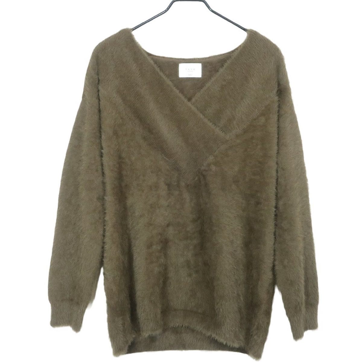 Yahoo!オークション - 【美品 】YAYA ヤヤ ふわふわ ファー ニット 女...