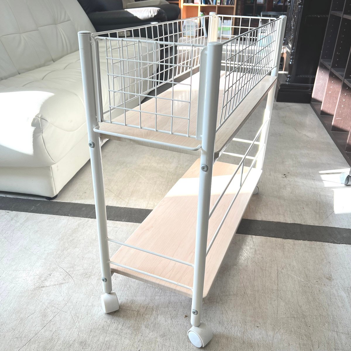 Yahoo!オークション - 山善 収納ラック OSR-7526 キャスター付き ワゴ...