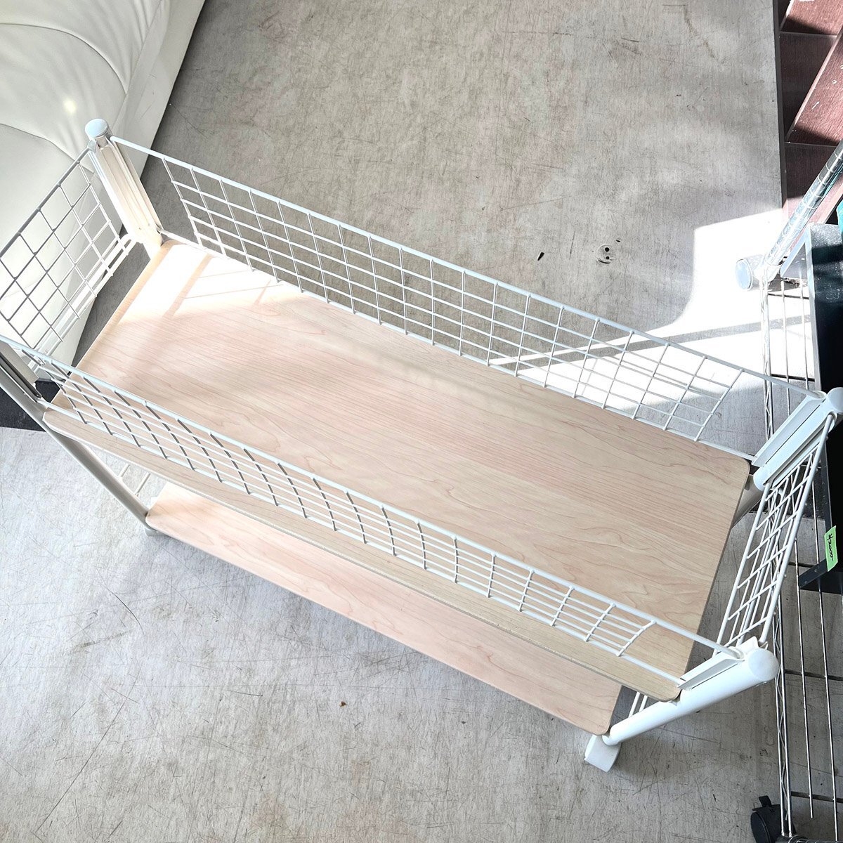 Yahoo!オークション - 山善 収納ラック OSR-7526 キャスター付き ワゴ...