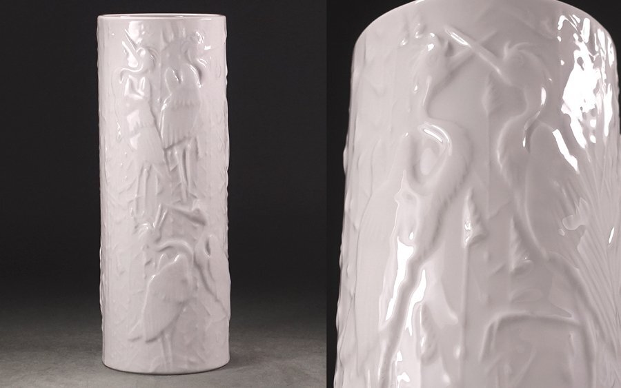 Yahoo!オークション - ∇花∇【KPMベルリン王立磁器製陶所】 白磁浮彫...