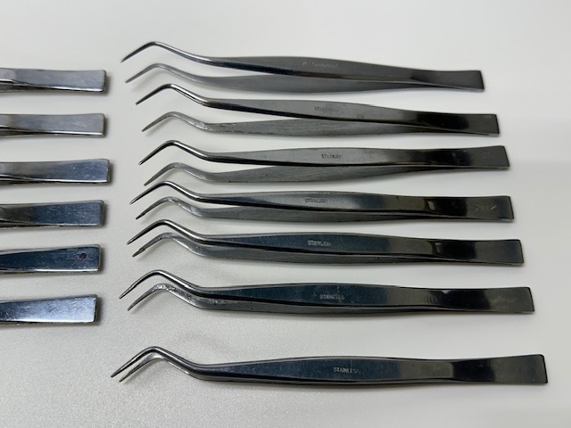 Yahoo!オークション - 【2055】 歯科器具 ピンセット まとめて 中古・...