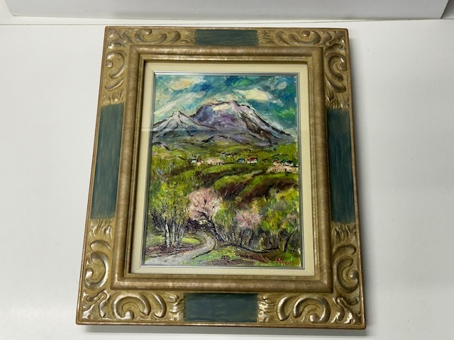 Yahoo!オークション - 【2267】 真作保証 / 早春の浅間山 1999年 / 井...